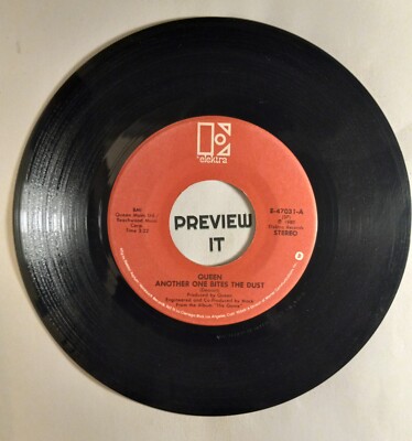 QUEEN 45 RPM - ANOTHER ONE BITES THE DUST / DON'T TRY SUICIDE - ELEKTRA ...