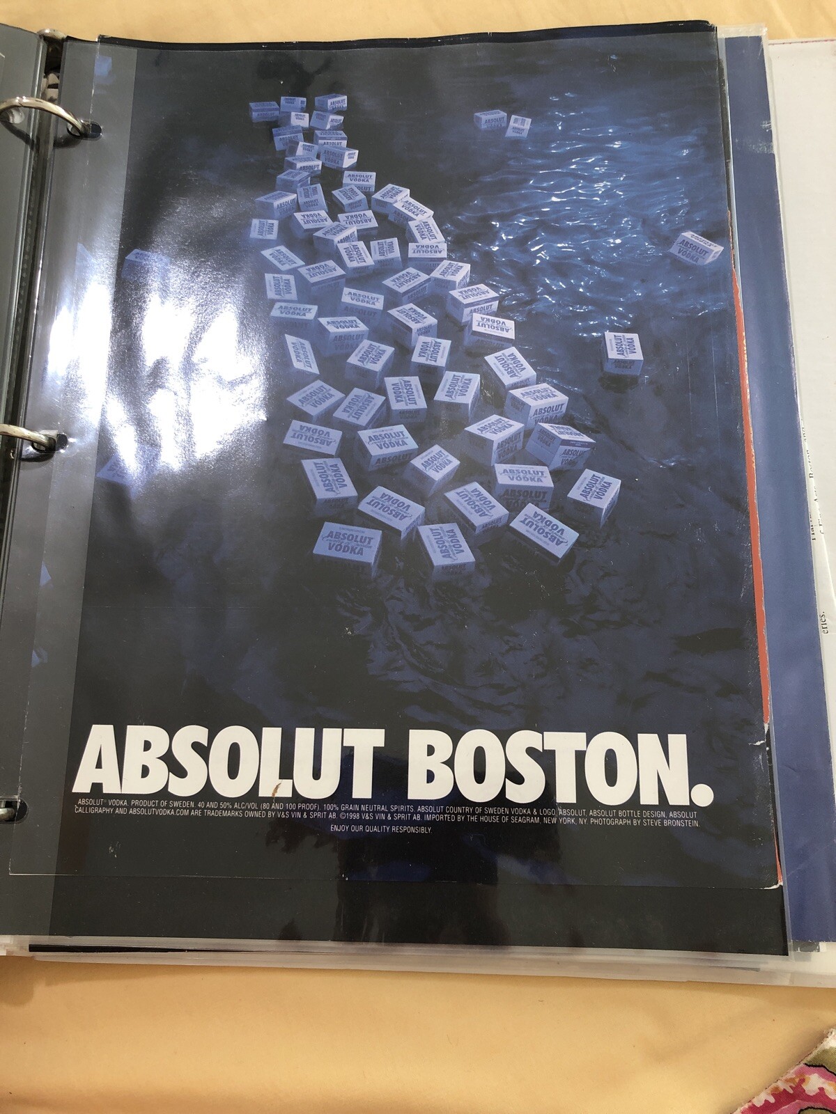Print Ad Absolut Boston Vodka Vintage Advertisement | eBay
