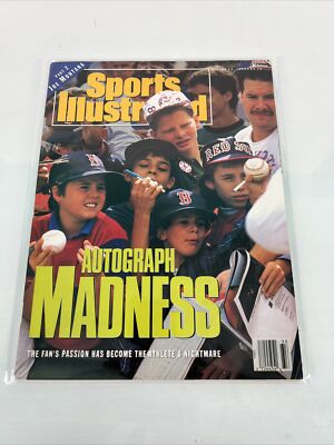 August 13, 1990 Autograph Madness Boston Red Sox Sports Illustrated ...