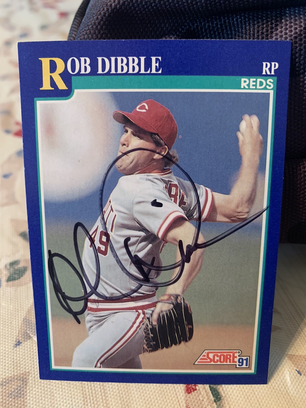 Rob Dibble autographed 1991 Score baseball card | eBay