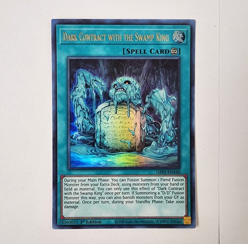 Dark Contract with the Swamp King - GFP2-EN160 - Ultra Rare - NM - 1st Ed Yugioh | eBay