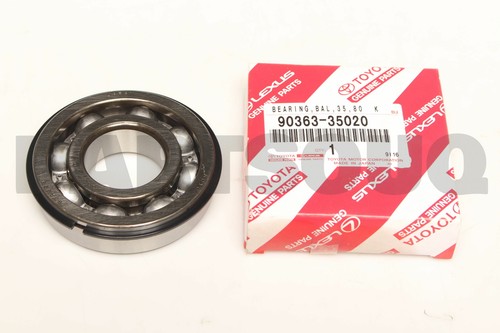 9036335020 Genuine Toyota BEARING, RADIAL BALL (FOR TRANSFER INPUT ...