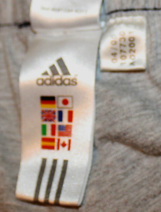 Adidas Navy Blue lined 41" TRACK Pants Men's sz M Act 29W-34W 29L Ankle ...