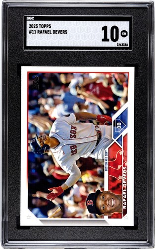2023 Topps #11 Rafael Devers SGC 10 GEM MINT | eBay