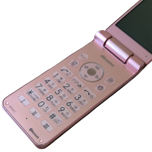 SHARP Aquos SH-01J KEITAI 2 Docomo Android Flip Phone Pink Used from ...