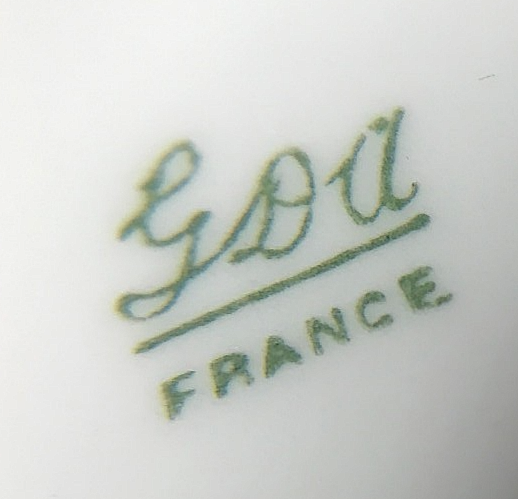 Antique GOA France Hand-Painted Floral Plate – Gold Trim -Aritst Signed ...