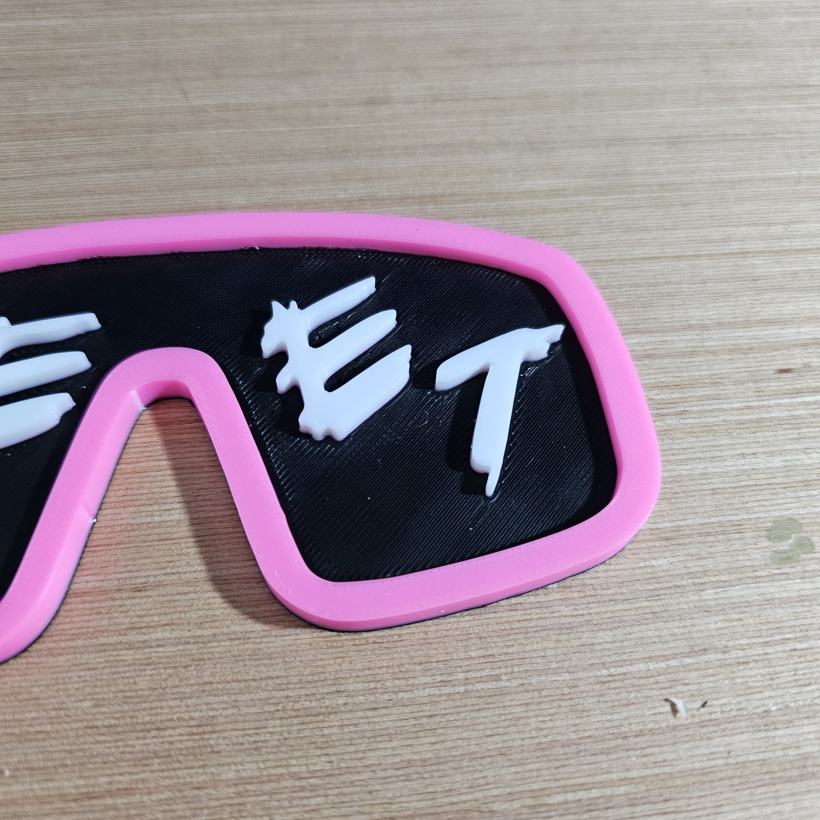 WWE Mattel Jey Uso 3D Printed YEET Glasses Pink Logo Accessory | eBay
