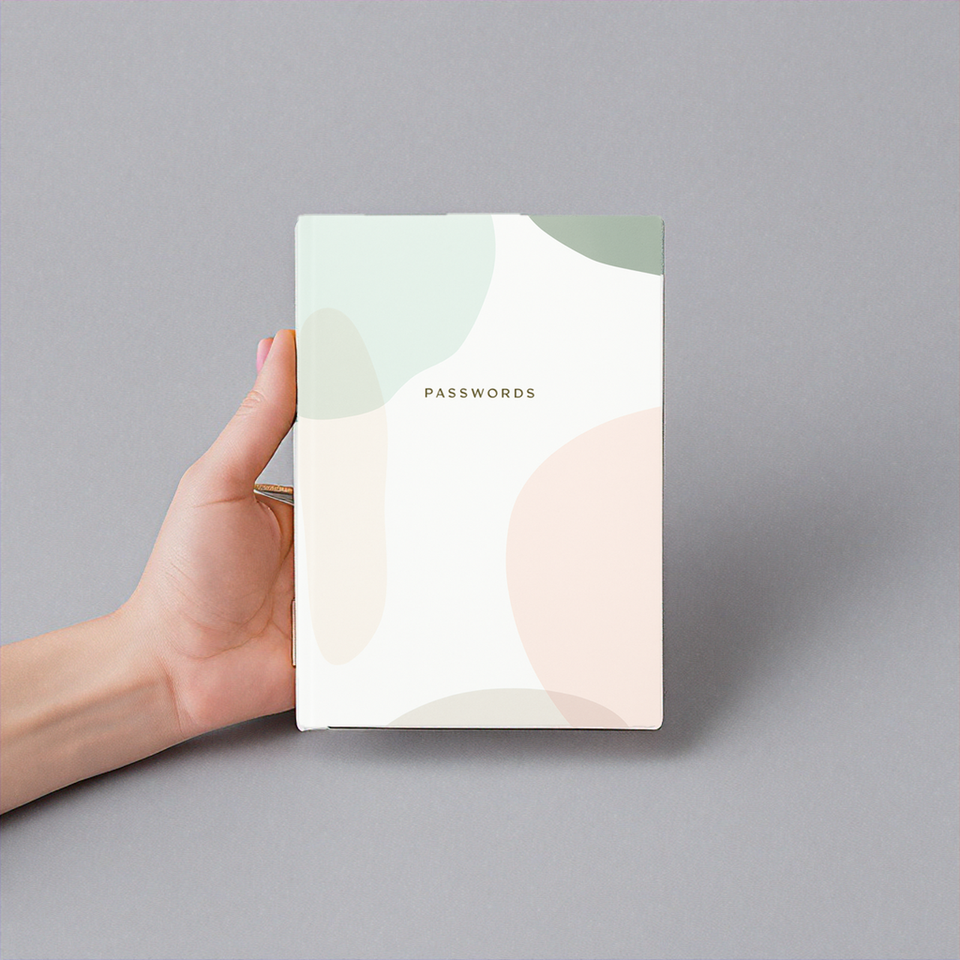 Password Book with Alphabetical Tabs – Compact Hardcover 4.5"x6 ...