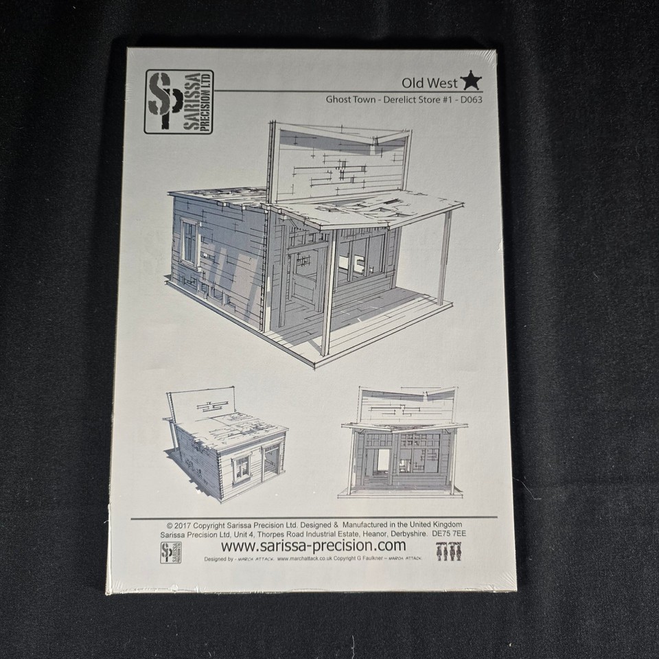 Sarissa Precision 28mm Old West Ghost Town Derelict Store -NEW | eBay