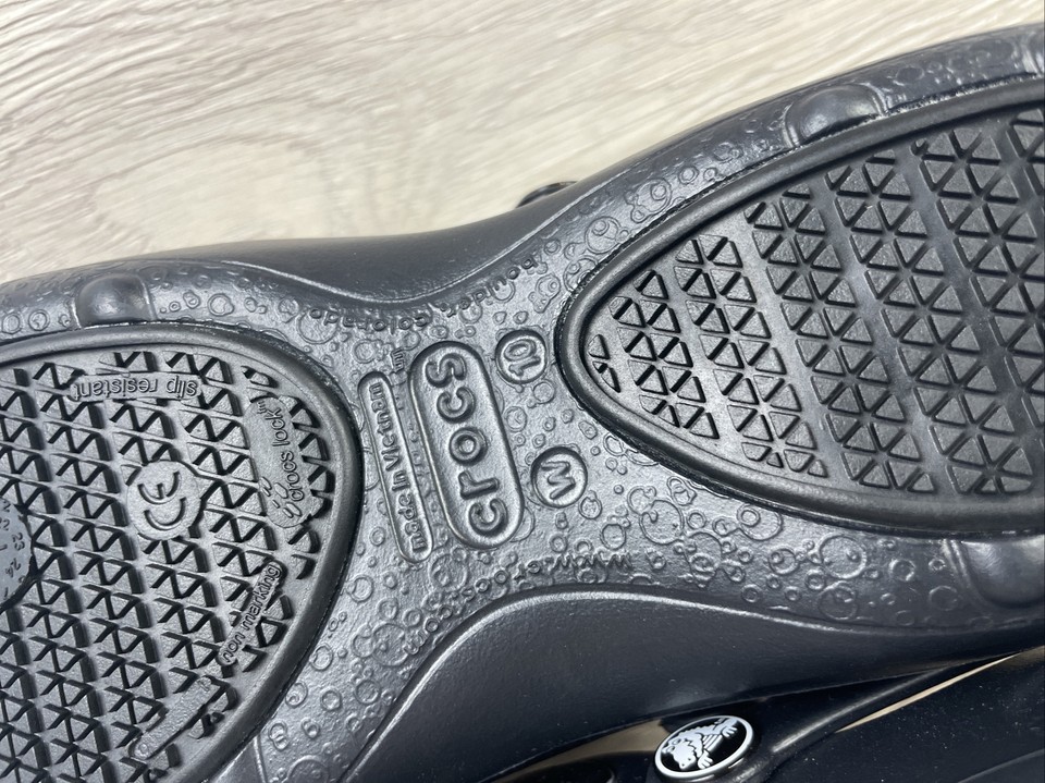 Crocs Mercy Work Professional Clogs - Black W 10 NEW | eBay