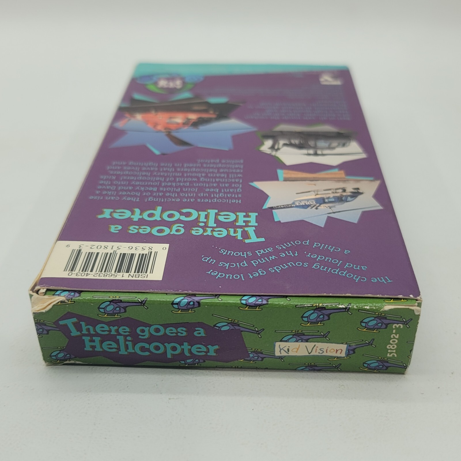 There Goes a Helicopter VHS Tape 1995 KidVision Cartoon Educational ...