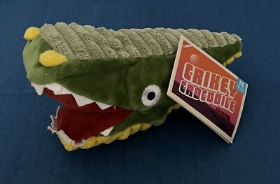 NWT Bark Box Crikey Crocodile Australian Outbark Dog Toy S-M Treat Trap ...
