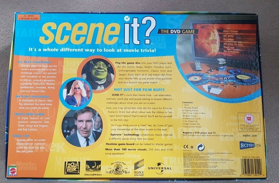 Scene It Board Game with DVD Brand New Unused | eBay Australia