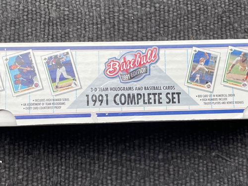 1991 Upper Deck Baseball Edition Complete Factory Sealed Box Set | eBay