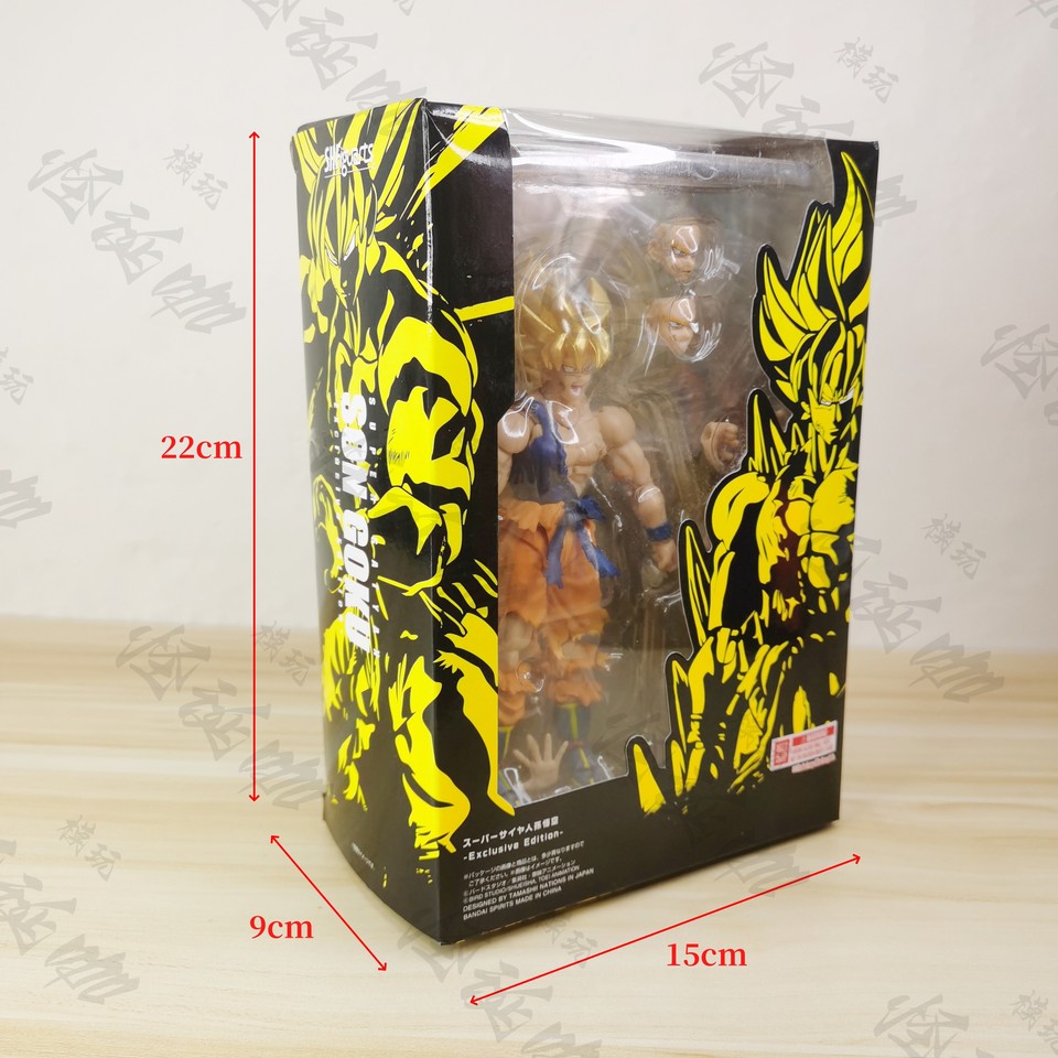 New SHF Super Saiyan Son Goku Exclusive Edition Action Figure Box Set ...