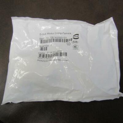 HARTING 09140093101 D-SUB MODUL CRIMP- FEMALE | eBay
