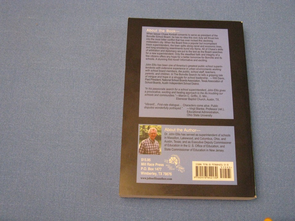 TEXAS. THE BONVILLE SEARCH BY JOHN ELLIS 2006 SIGNED FIRST EDITION ...