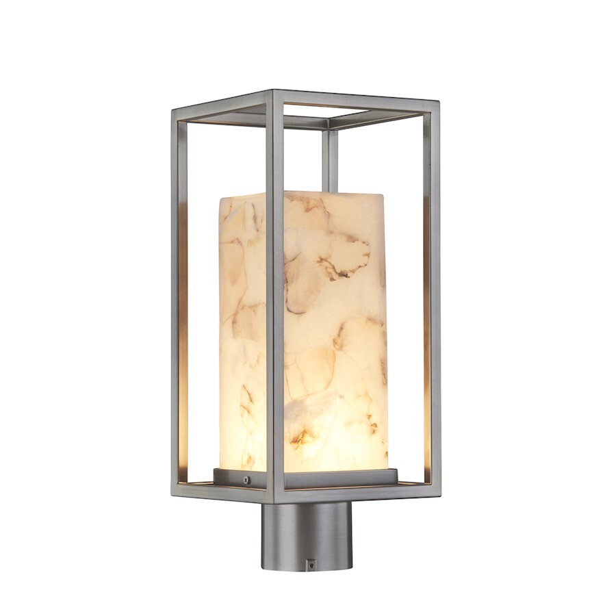 Alabaster Rocks Lighting Justice Design ALR 8413 55 MBLK Alabaster