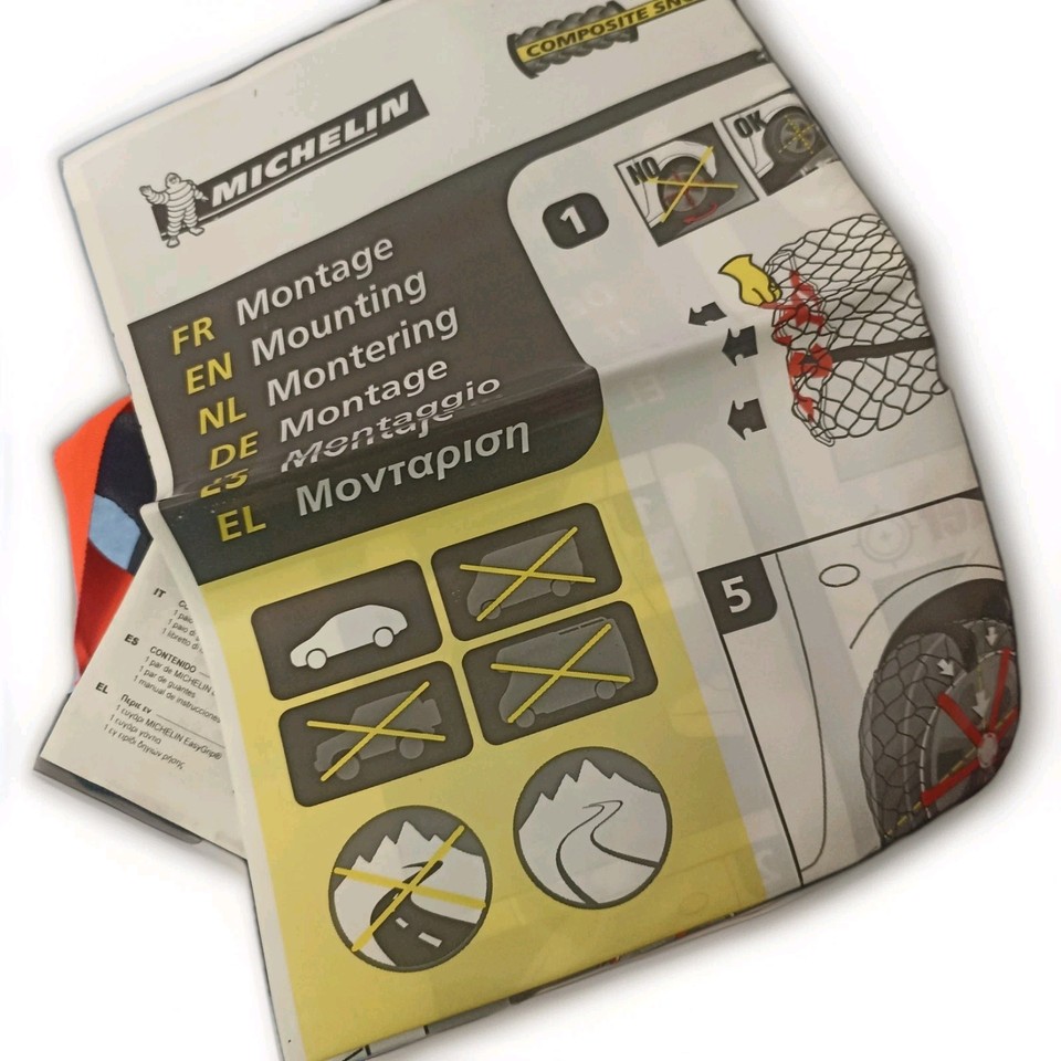 Michelin Easy Grip Composite Snow Chains G12 | eBay UK