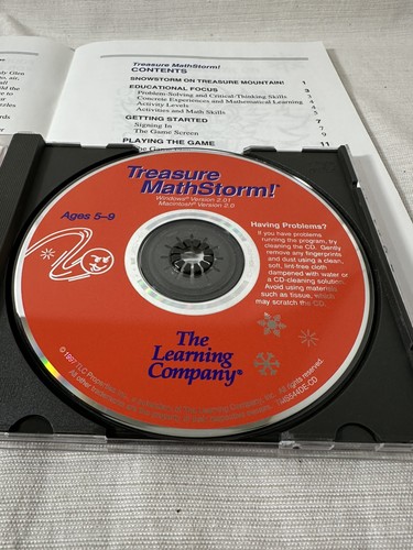 The Learning Company Treasure MathStorm! PC CD ROM Video Game | eBay
