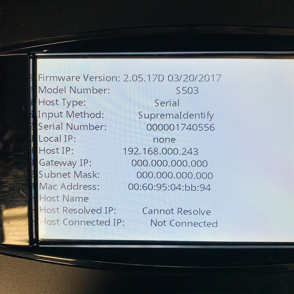 ADP 700/03 Business Time Clock Badge Biometric Finger Scan Attendance ...
