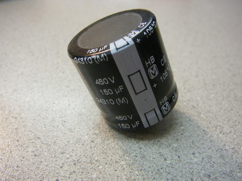 PANASONIC ECOS2WB151 Aluminum Electrolytic Capacitor Snap-In 150uF 450V ...