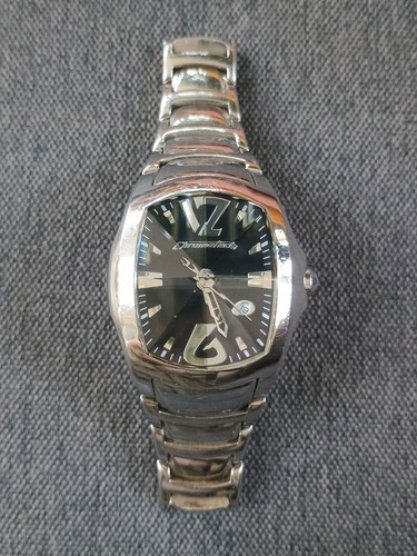 Unusual Chronotech 7896M Prism Men's Stainless Steel Wristwatch Working ...