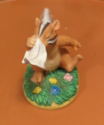 Charming Tails AHH- CHOO Get Well Soon 89/624 Chipmunk Figurine Free ...