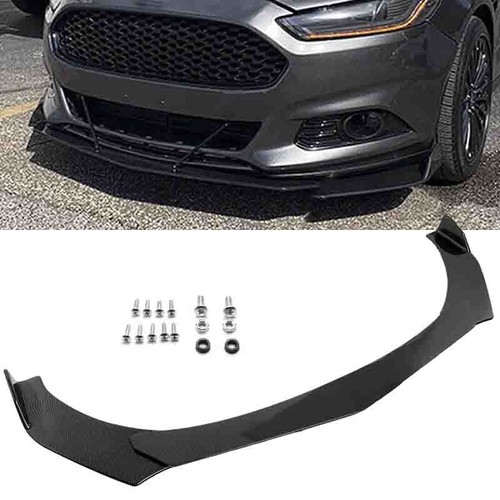 For Ford Fusion 2006-2020 Front Bumper Lip Splitter Spoiler Carbon ...