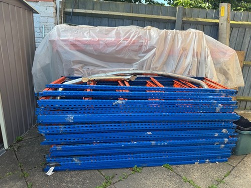 Garage/ Warehouse - heavy duty metal racking - 6 tier plywood | eBay UK