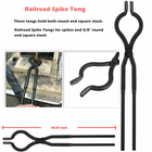 8PCS Beginner Blacksmith Tool Set Expert Replacement Tongs / Blacksmith ...