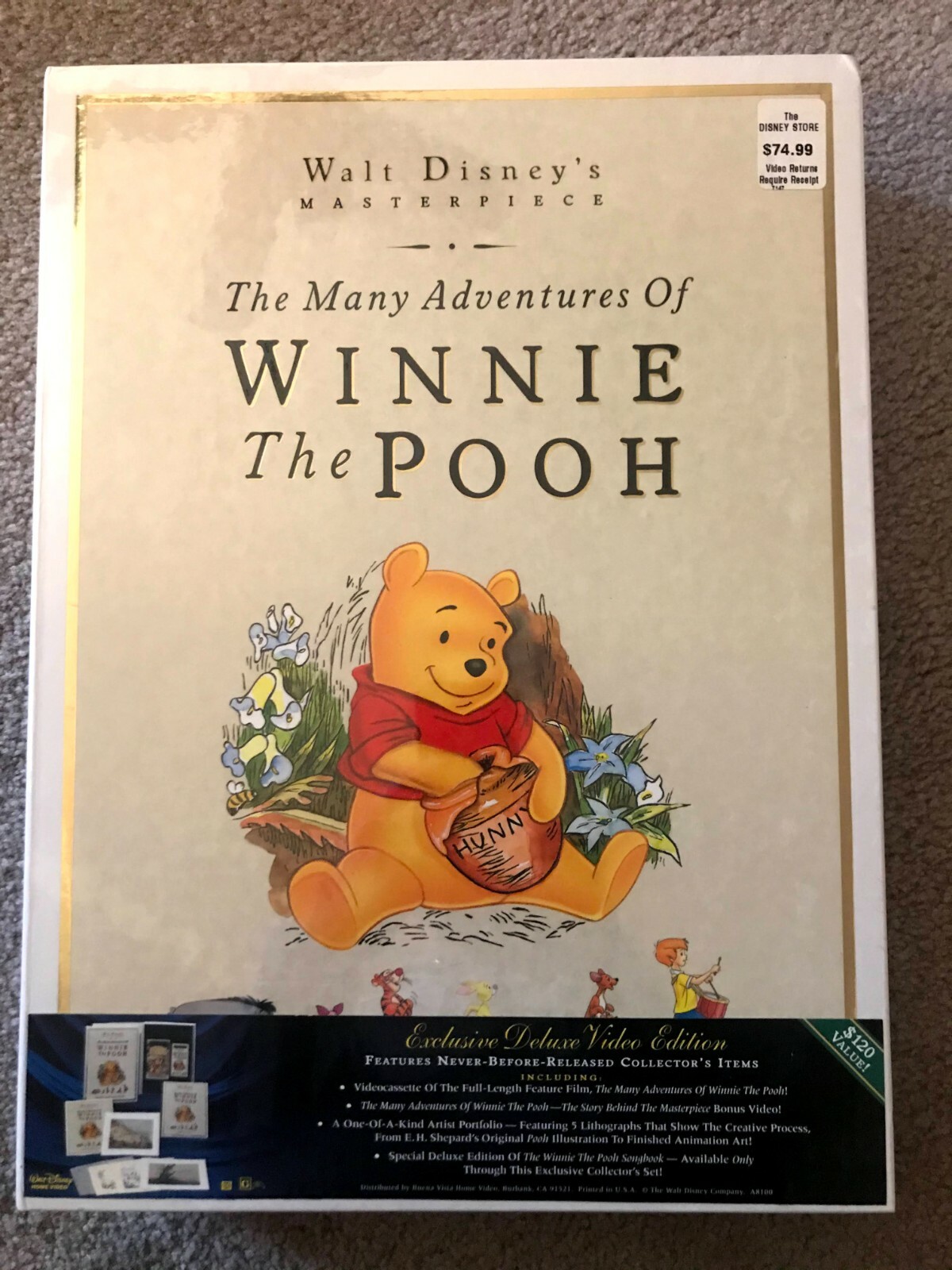 The Many Adventures Of Winnie The Pooh Vhs Ebay