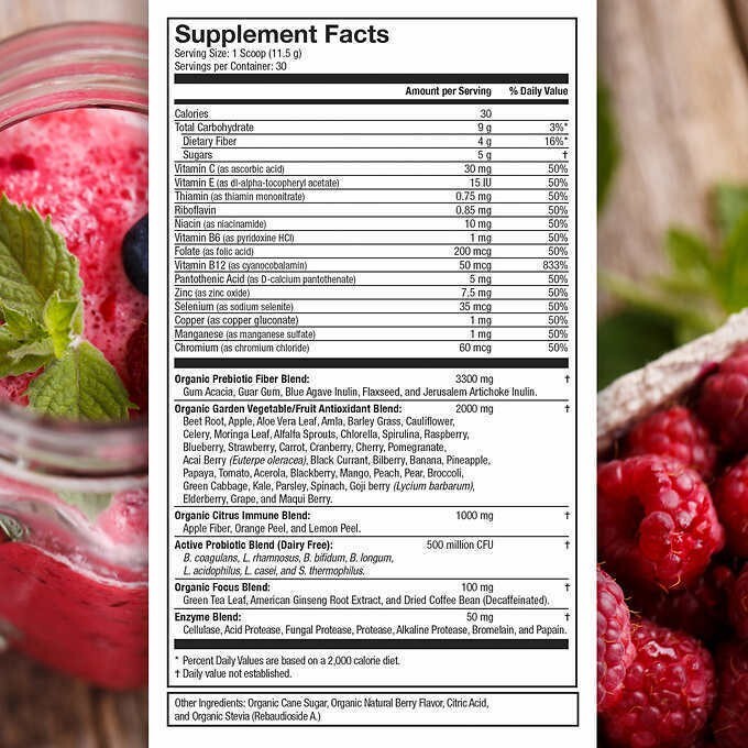 Terra Kai USDA Organic Juce Super Fruit & Veggie Powder, 12.2 Ounces | eBay