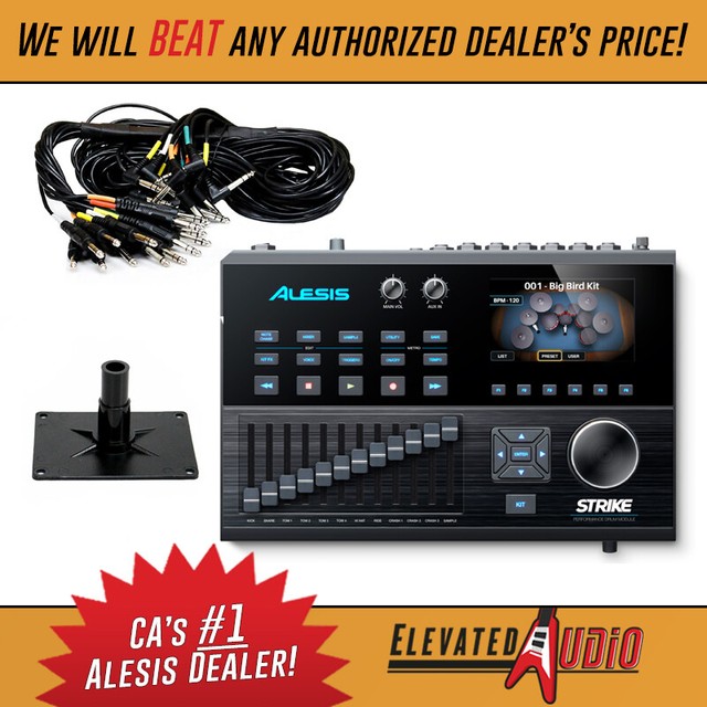 Alesis Strike Electronic Drum Brain Performance Module with Color ...