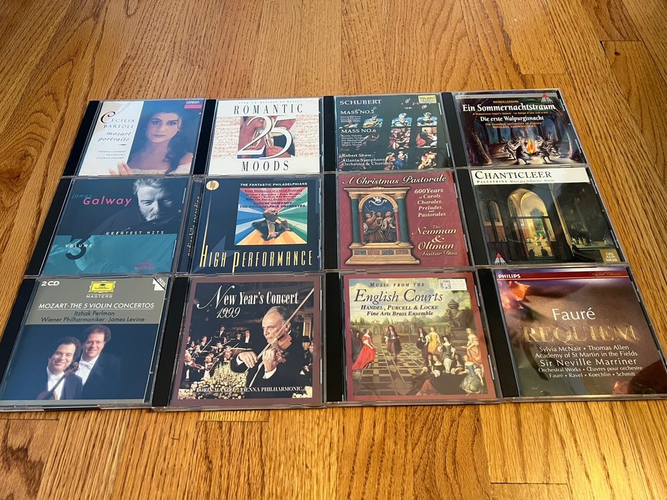 Huge Collection Of 108 Classical Music CD’s Many Double CD’s As Well ...