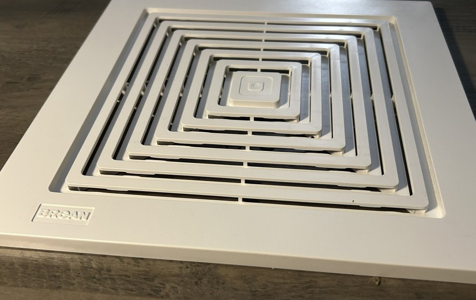 Broan-NuTone Bathroom Exhaust Fan Cover, Model 688, White 782298961200 ...