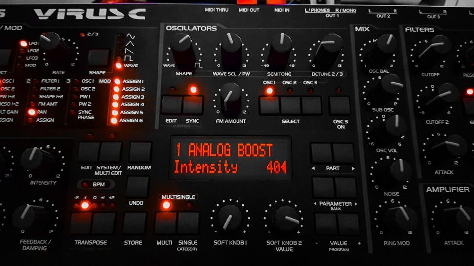 Access Virus A B KB C KC INDIGO (Super Enhanced Black) LUX PMVA LED ...