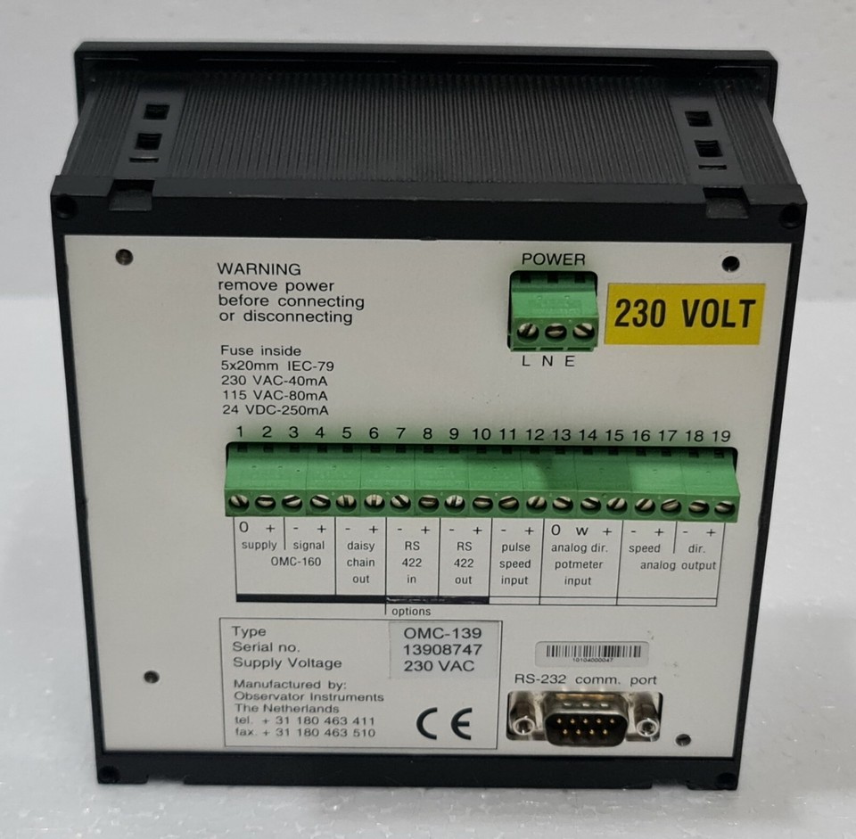 OBSERVATOR OMC-160 / OMC-163 HEATED WIND SENSOR 700731 w/ OMC-139 wind ...