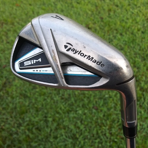 TaylorMade SIM MAX Approach Wedge Regular Flex Steel KBS Max 85 Shaft ...