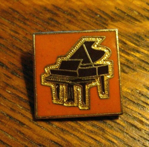 Grand Piano Lapel Pin - Vintage Music Pianist Musician Instrument ...