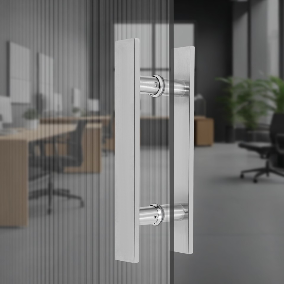 Door Handle Pair Pull Push Sliding Barn Double Sided Door Handles H ...