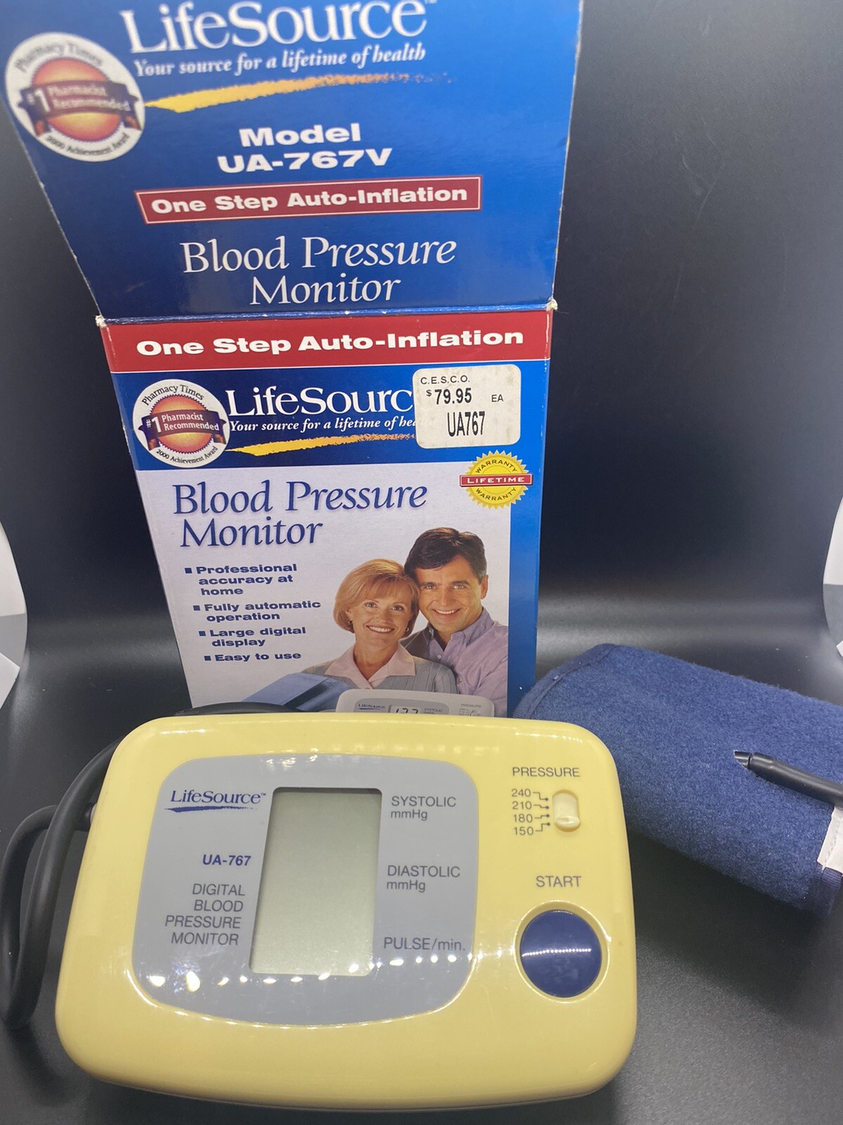 LifeSource Advanced One Step Blood Pressure Monitor - L Cuff for sale ...