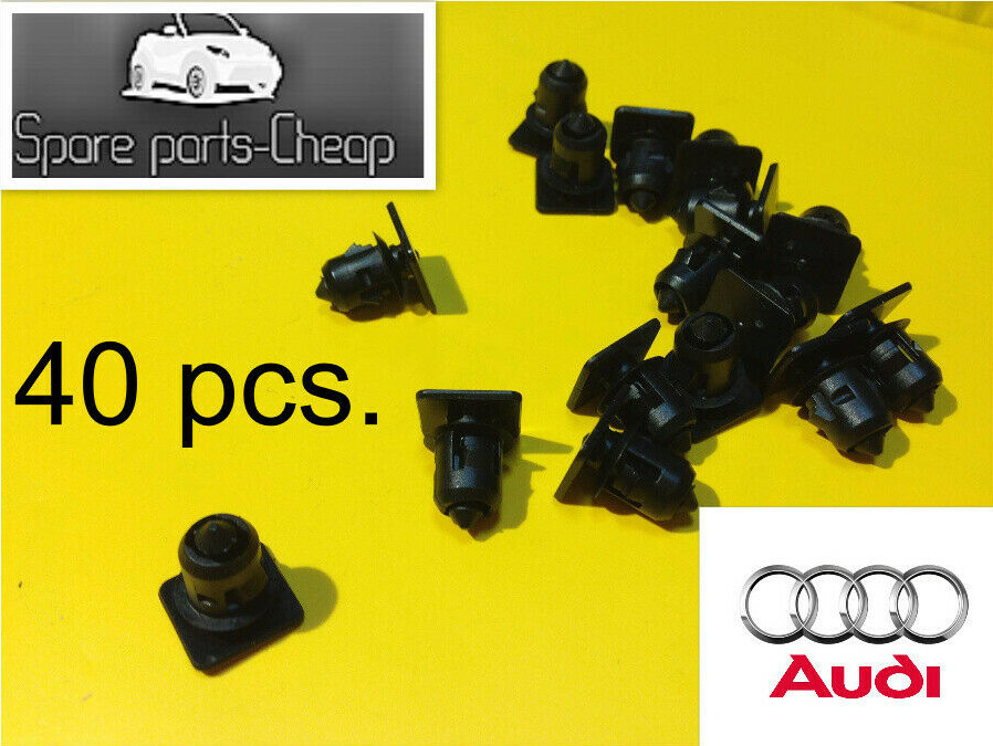 40 X DOOR PANEL CLIPS AUDI A8 S8 D2 1997-2003 VW T4 T5 CADDY 2004 ...