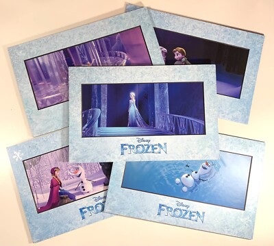 Set of 5 Disney Frozen Elsa Olaf Anna 11"x17" Movie Frame Wall Prints ...