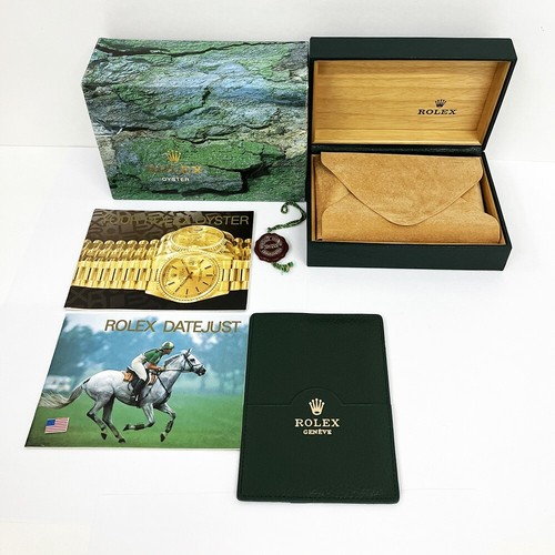 Authentic Vintage Rolex Datejust Wood Box Set | eBay