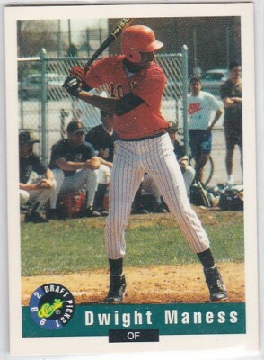 G) 1992 Classic Draft Picks - Baseball Trading Card - Dwight Maness #56 ...