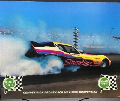 "VRHTF NHRA COOL VINTAGE "TOM HOOVER SHOWTIME FUNNY CAR QUAKER STATE ...