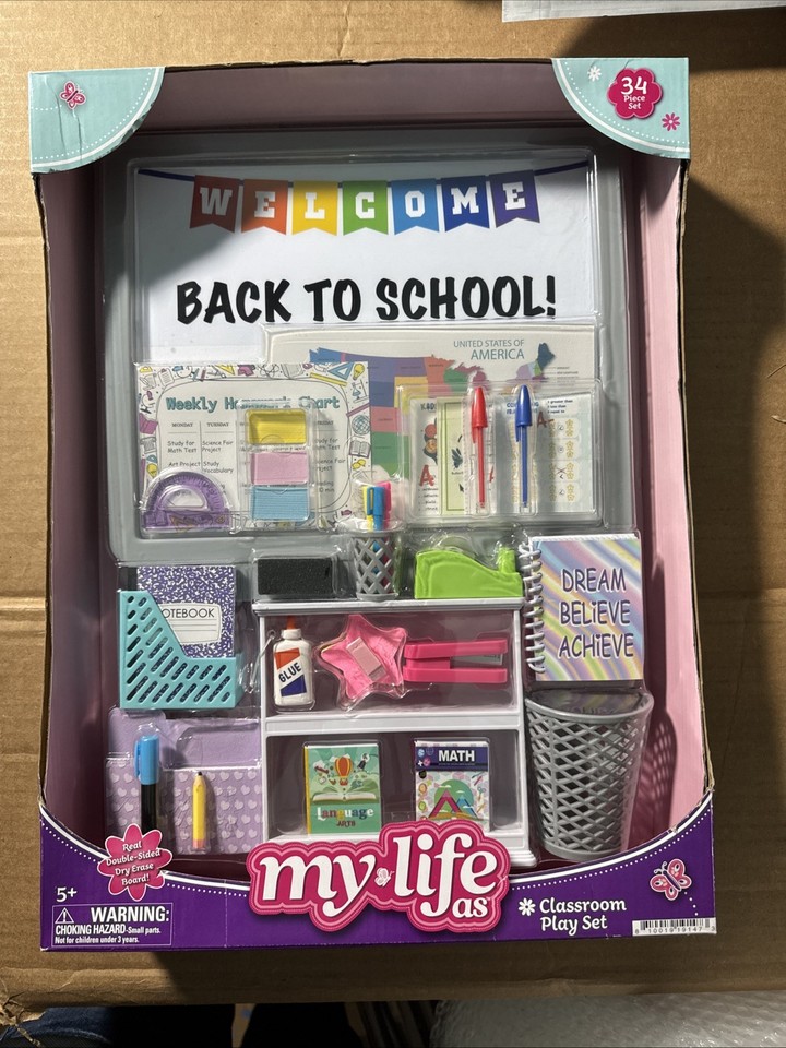 My Life As Classroom Play Set for 18" Dolls - New - Ships Fast | eBay