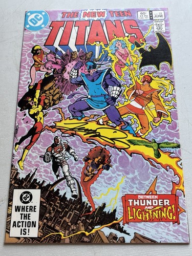 Signed George Perez New Teen Titans #32 Raven Robin Starfire 1983 DC ...