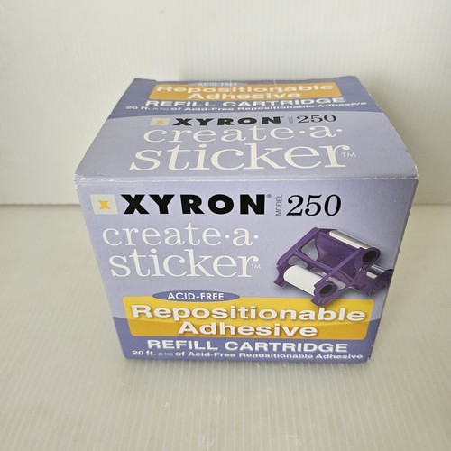 NEW Xyron Model 250 Create A Sticker REFILL CARTRIDGE, 20 ft ...